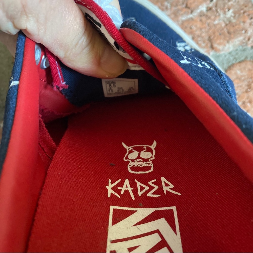 Vans Kader Sylla Era Mens Suede Navy Blue Lace-Up Ska… - Gem